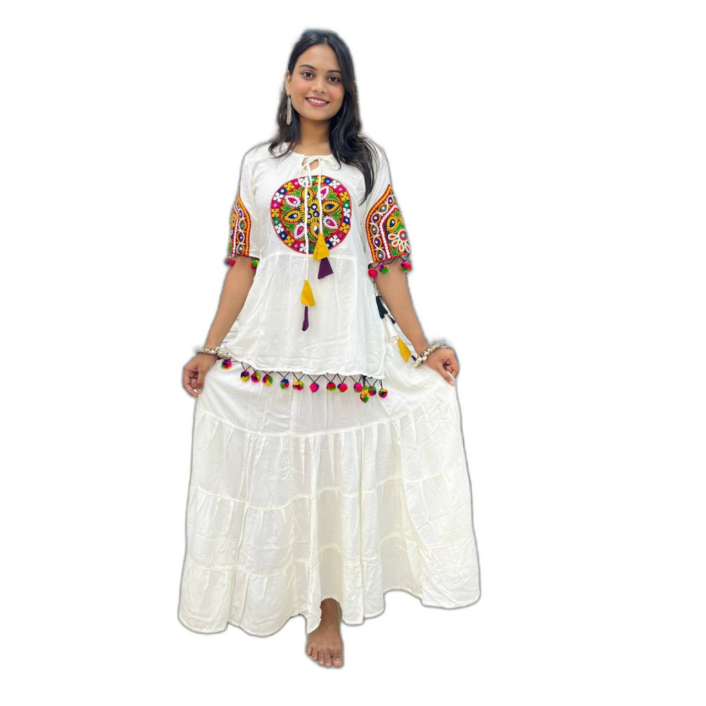 Navratri Garba Women Top and Skirt Dress – mahezon